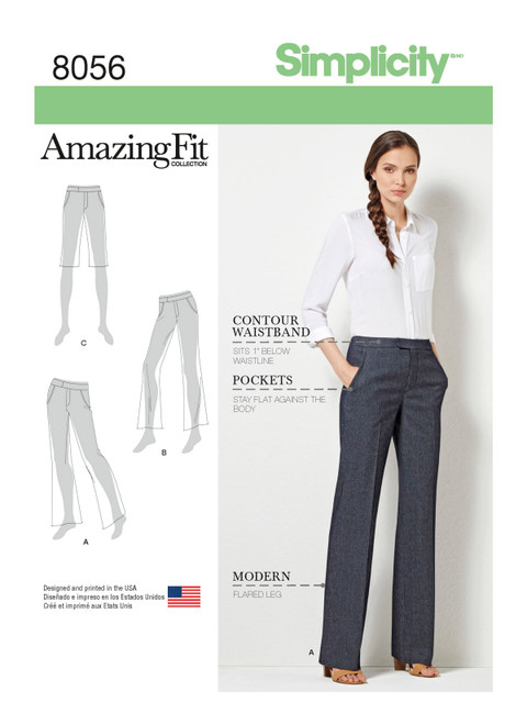 S8056 Amazing Pants Modified to Elastic Waist – 我是最好姐